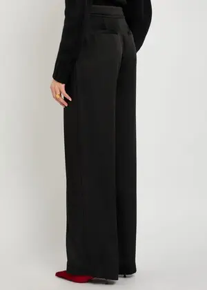 Simkhai Kyra Wide-leg Satin Trousers