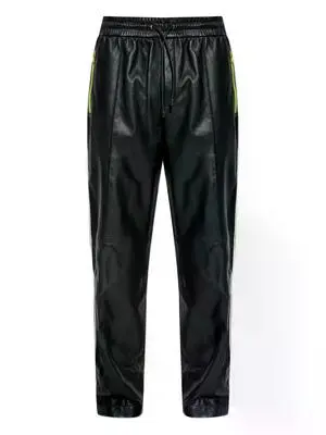 Casablanca Leather Trousers With Side Stripe Detail