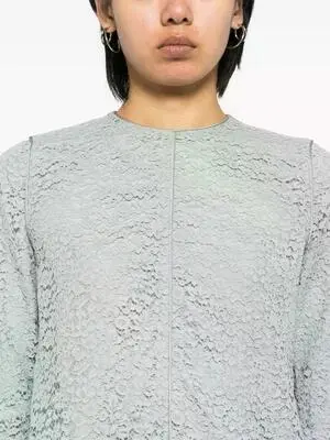 Chloé Lace Panelled Long Sleeve Top