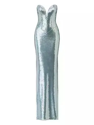 The New Arrivals Ilkyaz Ozel Metallic Evening Dresses