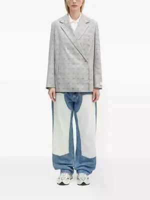 Kenzo Patterned Double-breasted Blazer