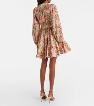 Zimmermann Daylight Floral Cotton Wrap Dress