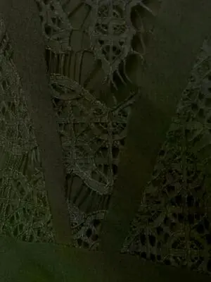 Sandro Lace Inserts Sleeveless Dress