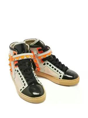 SOPHIA WEBSTER Leather High Top Trainers