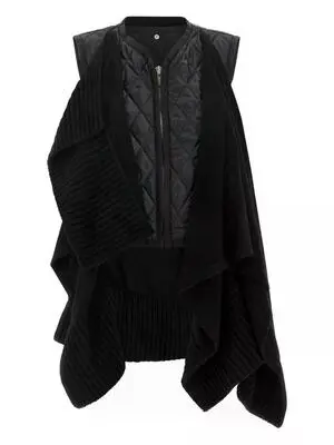 Sacai Quilted Front Zip Closure Jacket