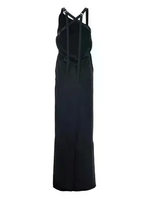 Attico Strappy Floor-length Dress