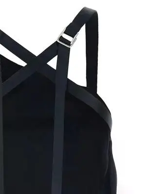 Attico Strappy Floor-length Dress