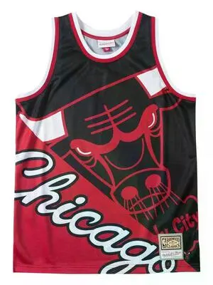 Mitchell & Ness Chicago Bulls Graphic Print Tank Top - Black