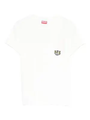 Kenzo Wild Tiger Motif T-shirt - White
