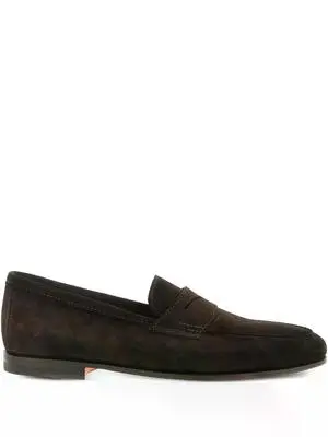 Santoni Paneled Loafers