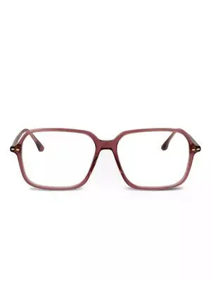 Isabel Marant Amaranth Geometric Square Frame Eyeglasses