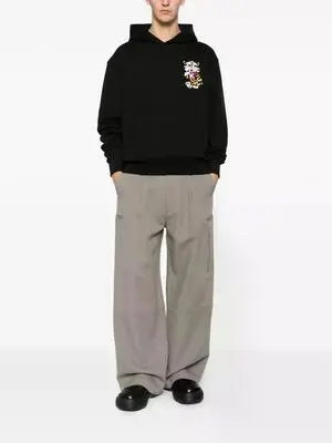 Kenzo Wild Tiger Graphic Hoodie - Black