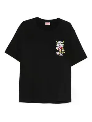 Kenzo Embroidered T-shirt - Black