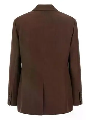 Brunello Cucinelli Peak Lapels Double-breasted Blazer - Brown