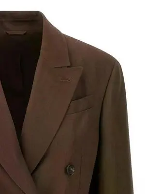 Brunello Cucinelli Peak Lapels Double-breasted Blazer