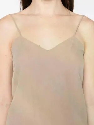 Max Mara V-neck Spaghetti Strap Top