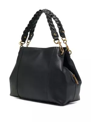 Liu Jo Braided Top Handle Tote Bag - Black