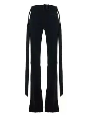 Attico Belt Loops Trousers - Black