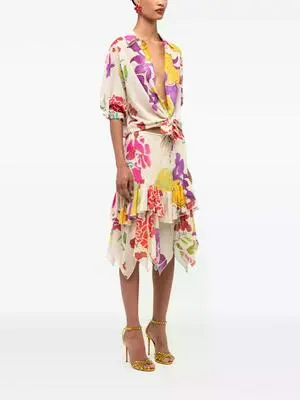 DONDE ESTEBAN Floral Cotton Shirt