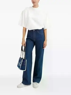 HAIKURE Korea Wide-leg Jeans - Blue