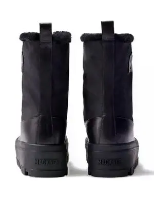 Mackage Logo Embellished Lace-up Boots