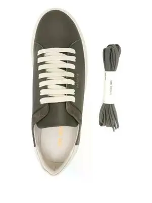 Axel Arigato Clean 90 Split Suede-panel Sneakers - Green