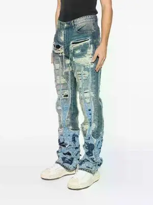 WHO DECIDES WAR Buttoned Jeans