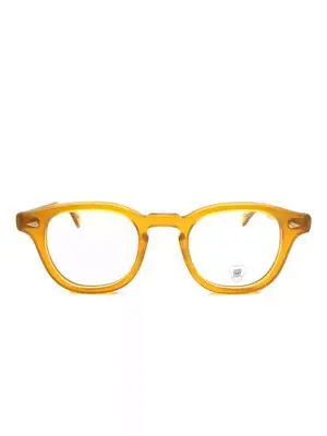 JULIUS TART OPTICAL Square Frame Eyeglasses - Yellow