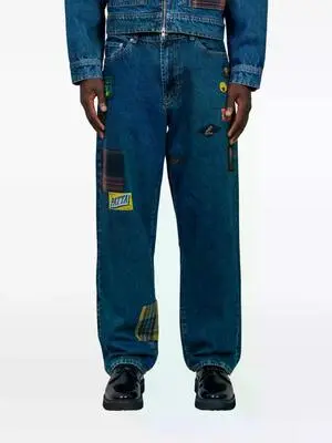 PATTA Patchwork Labelled Trousers