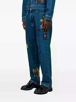 PATTA Patchwork Labelled Trousers