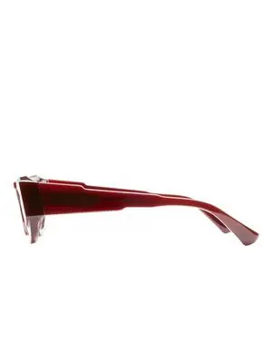 KUBORAUM Geometric-shape Eyeglasses - Brown