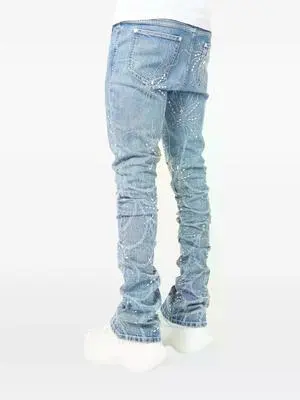 GUAPI Embellished Spiderweb Trousers