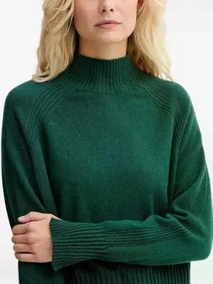 TWINSET Ribbed Turtleneck Sweater - Green
