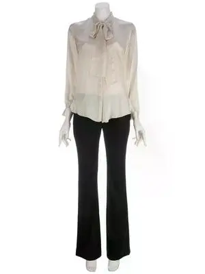 L'Agence Flared Trousers - Black