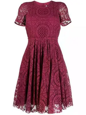 Burberry Lace Dress - Red