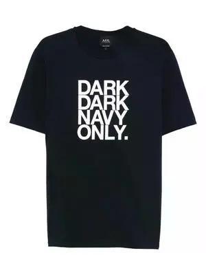 A.p.c. Printed T-shirt With Dark Lettering