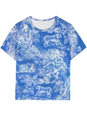 Dior Riviera Short-sleeve T-shirt - Blue