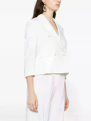 Max Mara Long-sleeve Button Blazer - Neutrals
