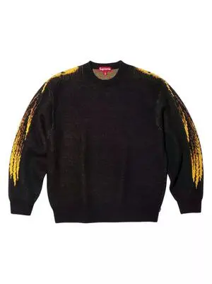 Supreme X Antihero Logo Detail Knit Jumper - Black