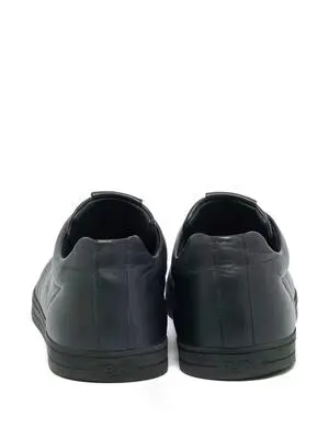 Fendi Monster Eye Leather Sneakers
