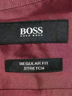 BOSS Burgundy Shirt - Red
