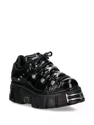 NEW ROCK 60mm Platform Sneakers With Eyelet Embellishment
