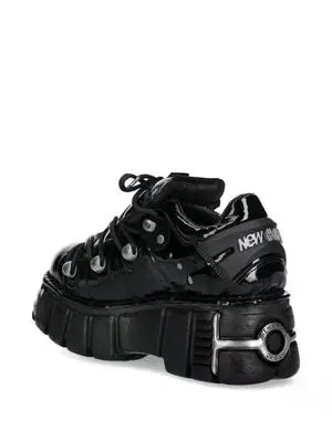 NEW ROCK 60mm Platform Sneakers With Eyelet Embellishment