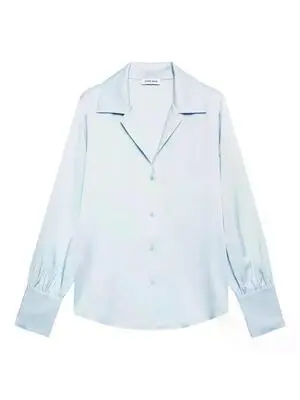 ANINE BING Bethany Button Shirt - Blue
