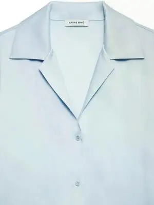 ANINE BING Bethany Button Shirt - Blue