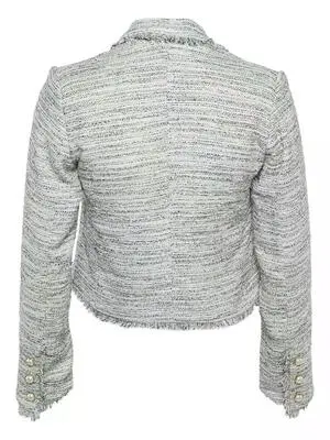 VERONICA VIRTA Button-embellished Tweed Blazer - Grey