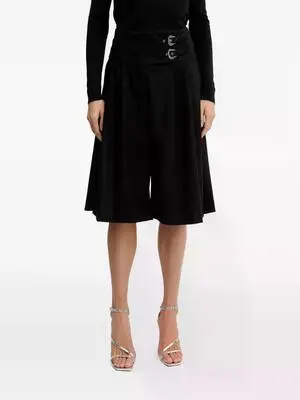 Versace Buckle Detail Shorts - Black