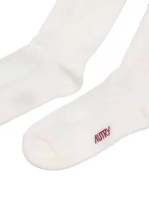 AUTRY Striped Crew Socks