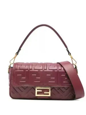 Fendi Baguette Shoulder Bag - Red