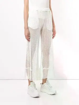 Mihara Yasuhiro Flared Mesh Trousers